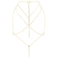 Aeris muse I Gold Veiled Body Chain